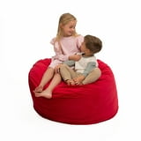 Ultimate Sack 3000: 3ft Grey Suede Bean Bag Chair, Foam-Filled, Machine ...