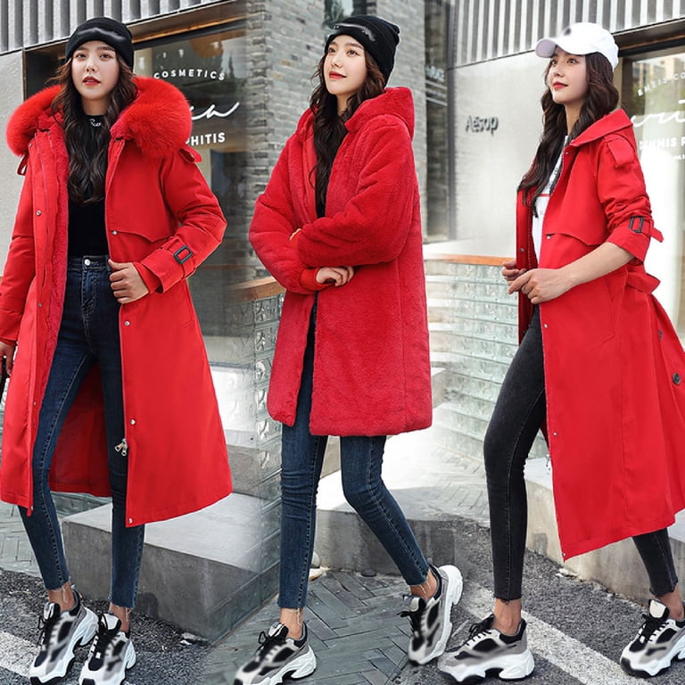 Red Winter Coats For Women