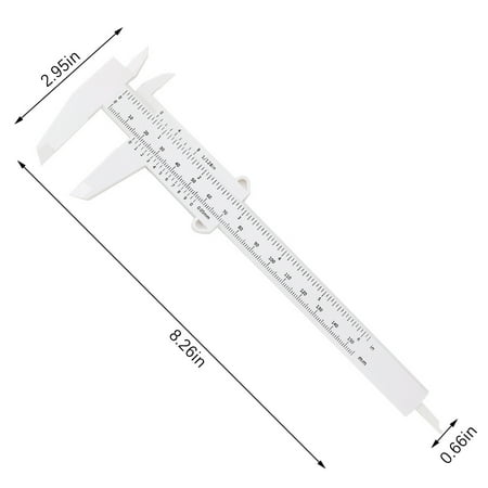 DIY 150mm Vernier Caliper Plastic Mini Multi Plastic Vernier Function ...