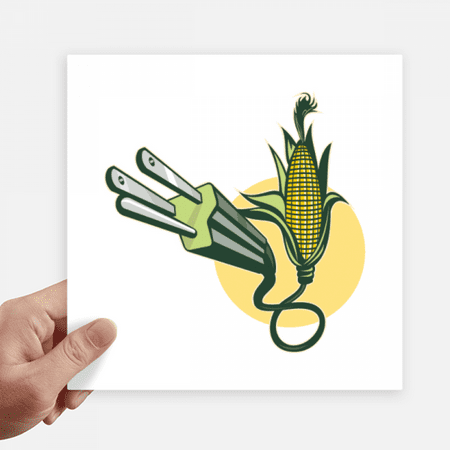 Corn Plug Cable Charging Cable Pattern Sticker Tags Wall Picture Laptop ...