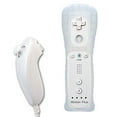Motion Plus Remote And Nunchuck Controller With Silicone Case And Wrist ...