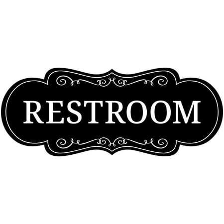 Designer Restroom Sign - 3.6" x 9" | Walmart Canada