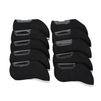 10Pcs Golf Iron Club Head Covers, Transparent Window, Waterproof ...