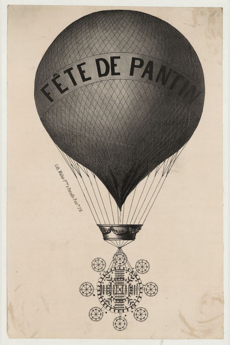 Print: Fete De Pantin, circa 1820 - Walmart.com