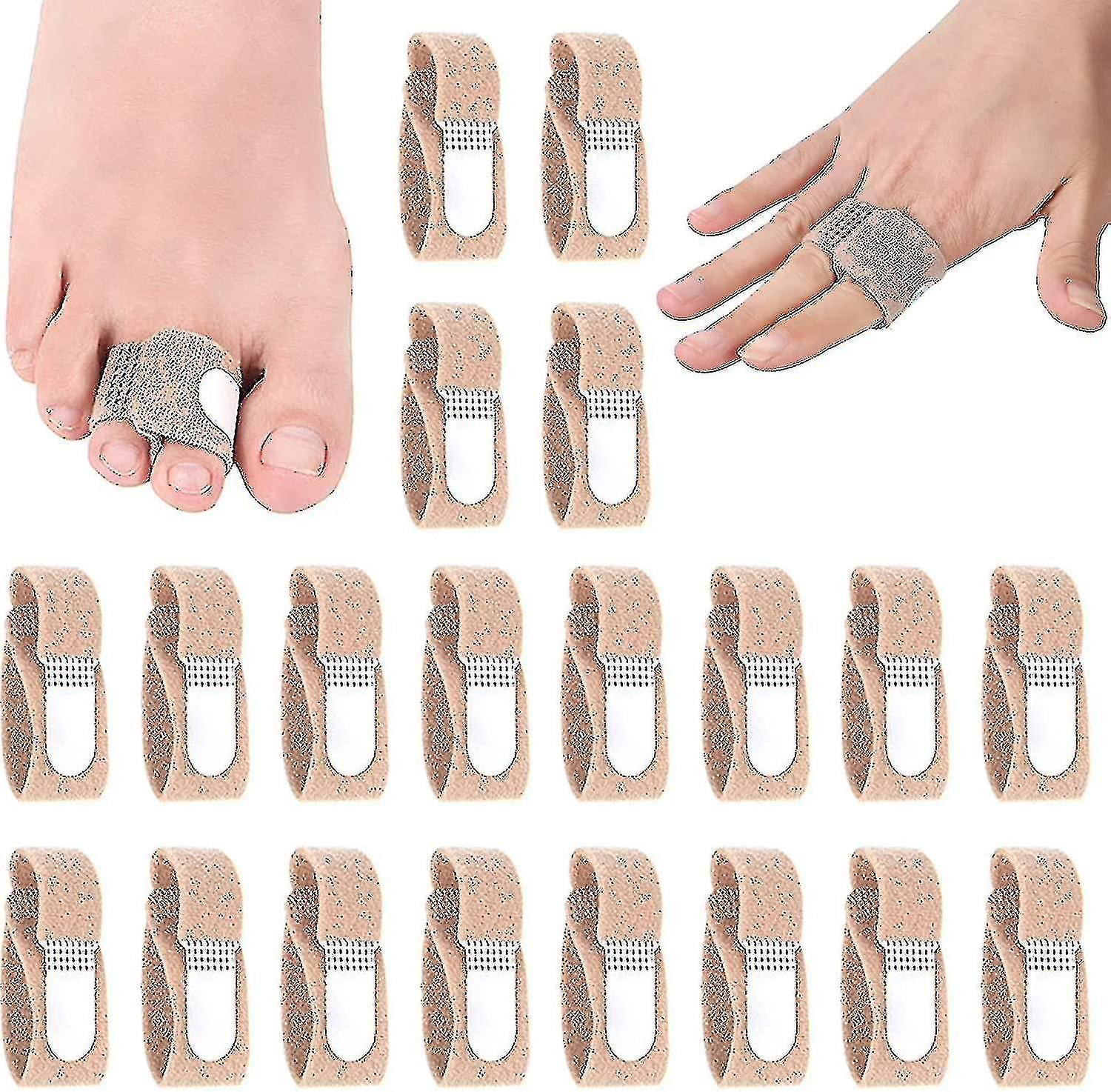Bandages Broken Toe Splints Pads To Correct Hammer Toes, Broken Toes ...
