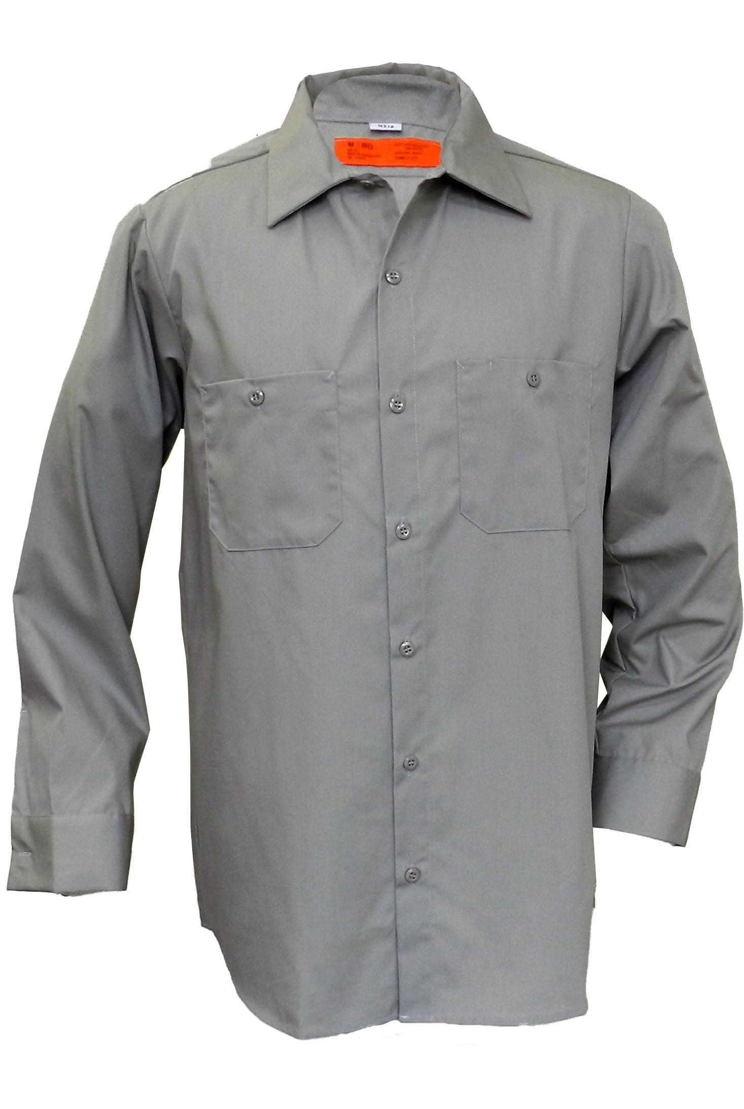 Industrial Long Sleeve Work Shirt MS14 - Walmart.com