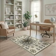 ODIKA 4'x6' Washable Area Rug Octopus Koi Pirate Creature Ship Cartoon ...