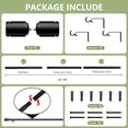 5/8” Diameter Curtain Rods 30-90 Inch, for 30-84 Inch Windows ...