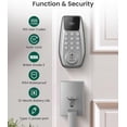 C100 Keyless Entry Door Lock with Handle Set, Deadbolt Lock for Front ...