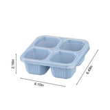 "Ozmmyan 4-Compartment Bento Lunch Box, Reusable Plastic Snack ...