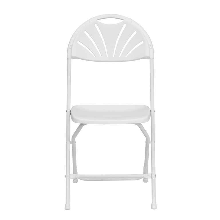 Fan Back Chair White