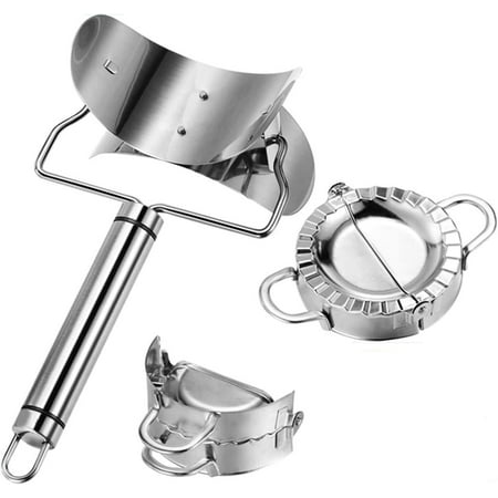 JOYWEI Ravioli Cutter Set, Set of 3 Stainless Steel Turnover Molds ...