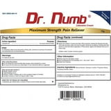 Dr. Numb 5% Lidocaine Topical Anesthetic Numbing Cream for Pain Relief ...