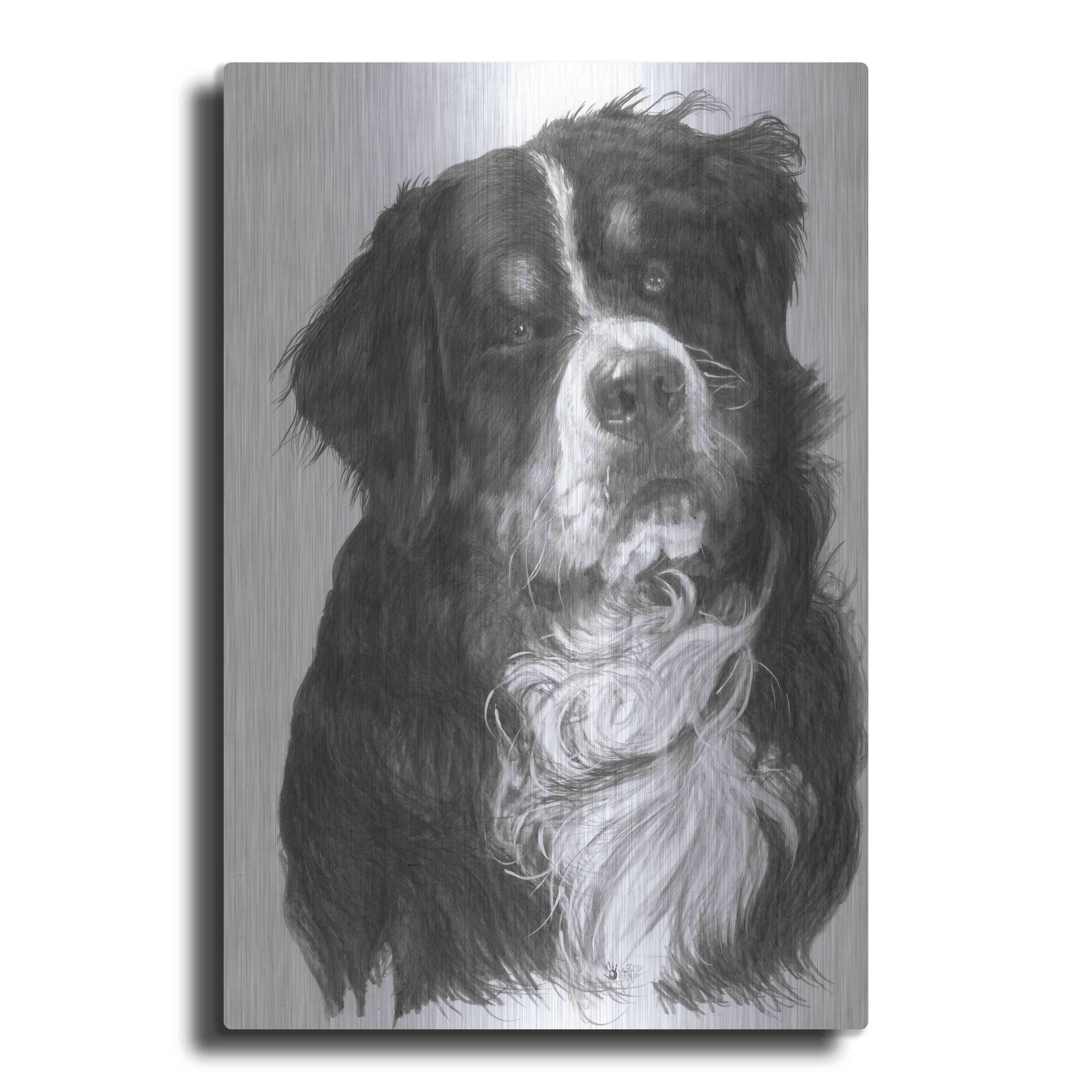 Luxe Metal Art 'Dutiful' by Barbara Keith, Metal Wall Art, 12"x16 ...