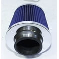 Universal 3" Cold Air Intake Filter Turbo Application, Blue, High ...