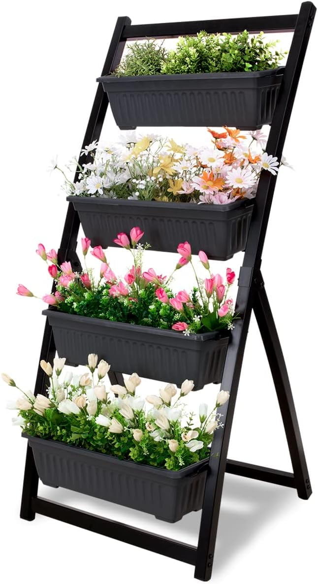 4Ft Vertical Raised Garden Bed ,Freestanding Elevated Planters 4 ...