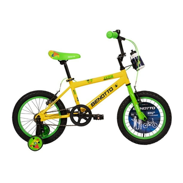 Bicicleta Benotto Lyon Tipo Cross Rodada 16 Amarillo | Walmart en línea