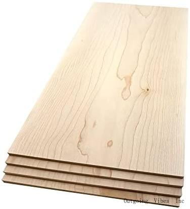 hard maple craft boards 1/4 x 6 1/2 x 15 inch (4 pack) solid hardwood ...