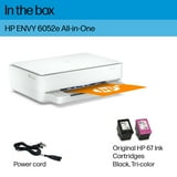 HP ENVY 6052e All-in-One Wireless Color Inkjet Photo Printer with 3 ...