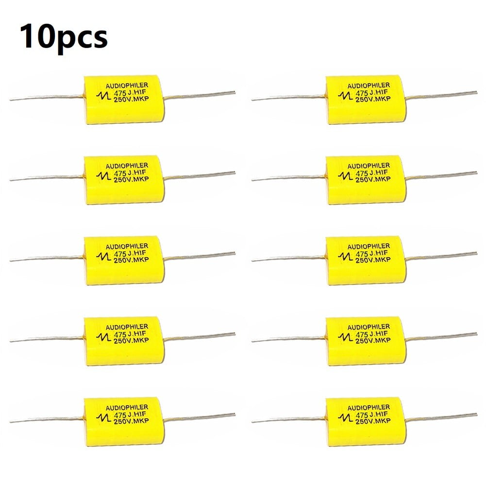 Axial electrodeless capacitor MKP HIFI Crossover Audio Capacitor 250V 4 ...