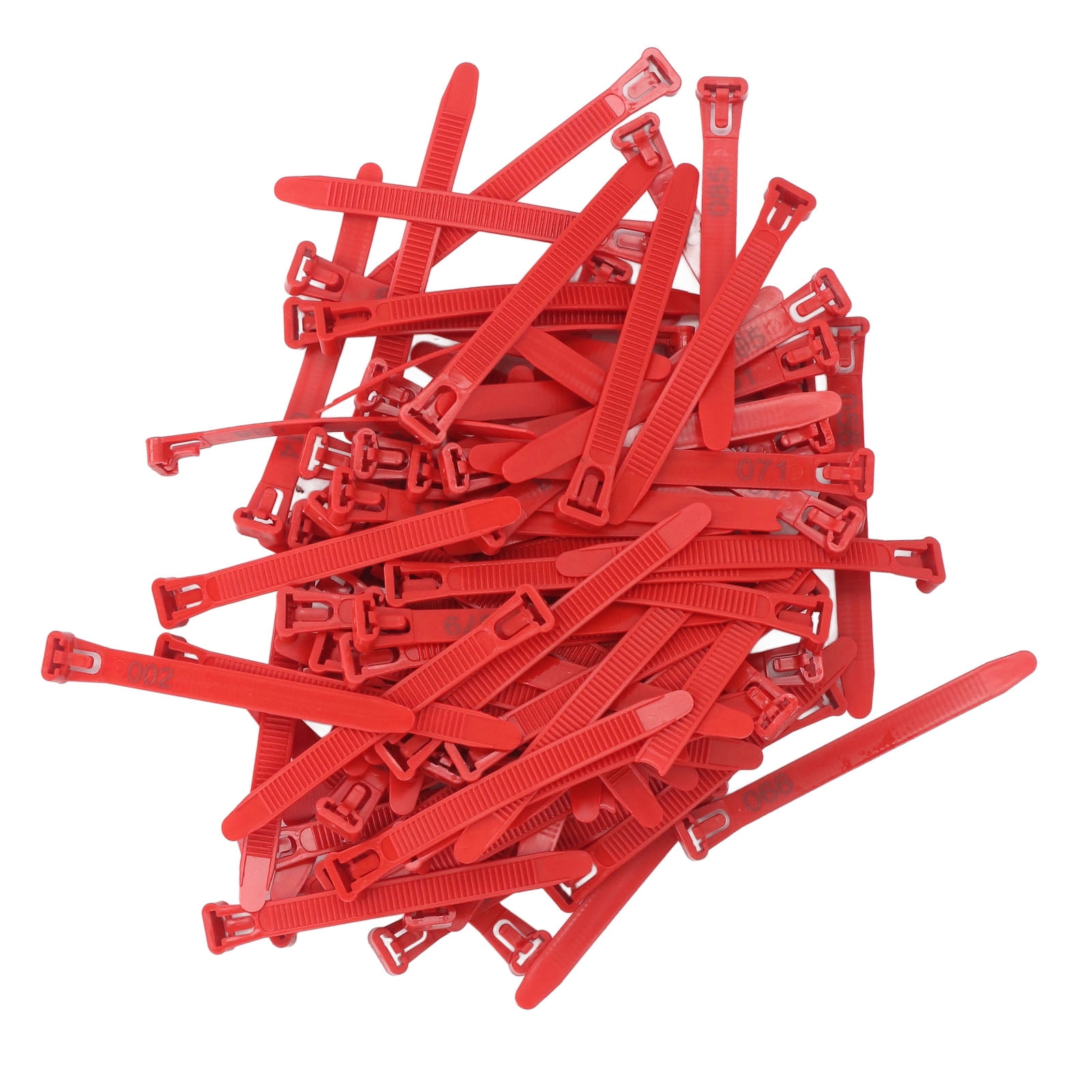 100 BANDAS PARAS DE POLLO CON NÚMEROS, BANDAS POLLO REUTILIBLES PAROS ...