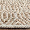 SAFAVIEH Cape Cod Kingsley Braided Geometric Area Rug, 3' x 5', Natural ...