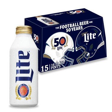 Miller Lite American Light Lager Beer, 24 Pack, 12 fl oz Glass Bottles ...