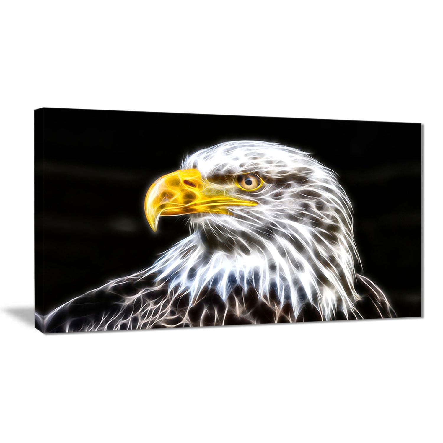 Click here for Designart Design Art Bald Eagle Animal Single Pane... prices