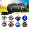 KKSQ 40x60 HD Optical Monocular Telescope Day & Night Vision Monocular ...