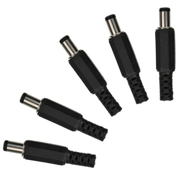 12V DC Power Connector 5.5mm x 2.1mm, Guy-Tech (10 x Male + 10 x Female) Power Jack Adapter for ...
