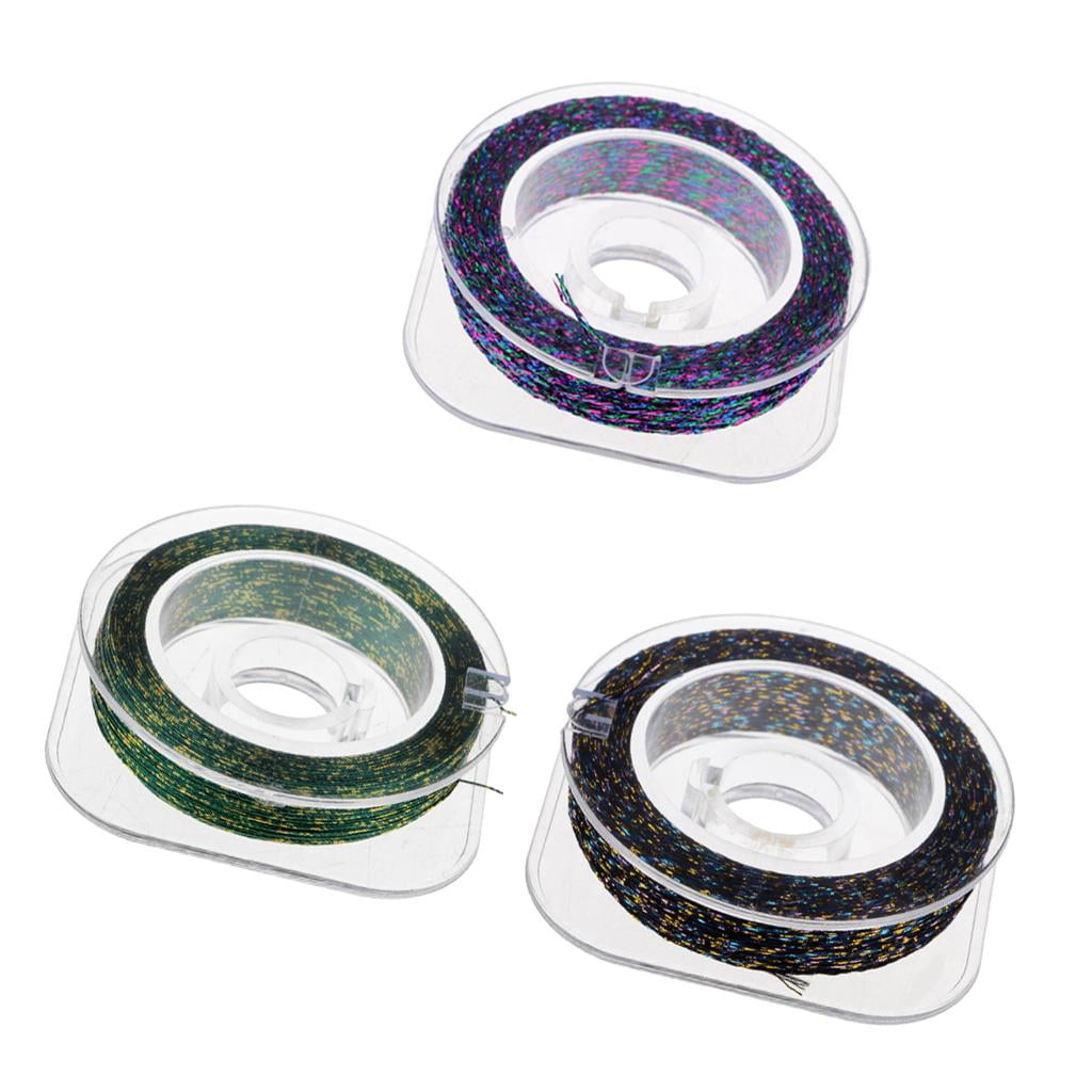 3 Pieces Fishing Rod Guide Wrap Line, Fishing Rod Building Thread, Rod ...