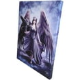 Ebros Anne Stokes Raven Crow Dark Angel Fey Wood Framed Picture Wall ...
