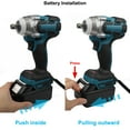 Electric Impact Wrench Gun 1/2'' High Power Driver for Makita 18V ...