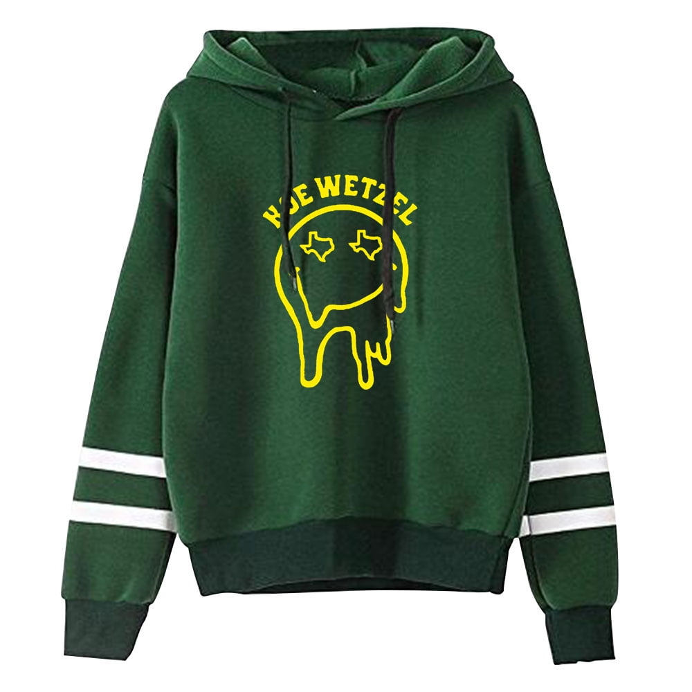 Koe Wetzel Droopy Smiley Merch Hoodies Pocketless Parallel Bars Sleeve ...