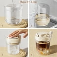 2 in 1 Ice Cube Bottle with Straw, Silicone Push-Action Ice Maker Cup ...
