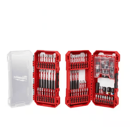Milwaukee Screw Driver Bit Set, SHOCKWAVE Impact Duty, Alloy Steel, 74 ...