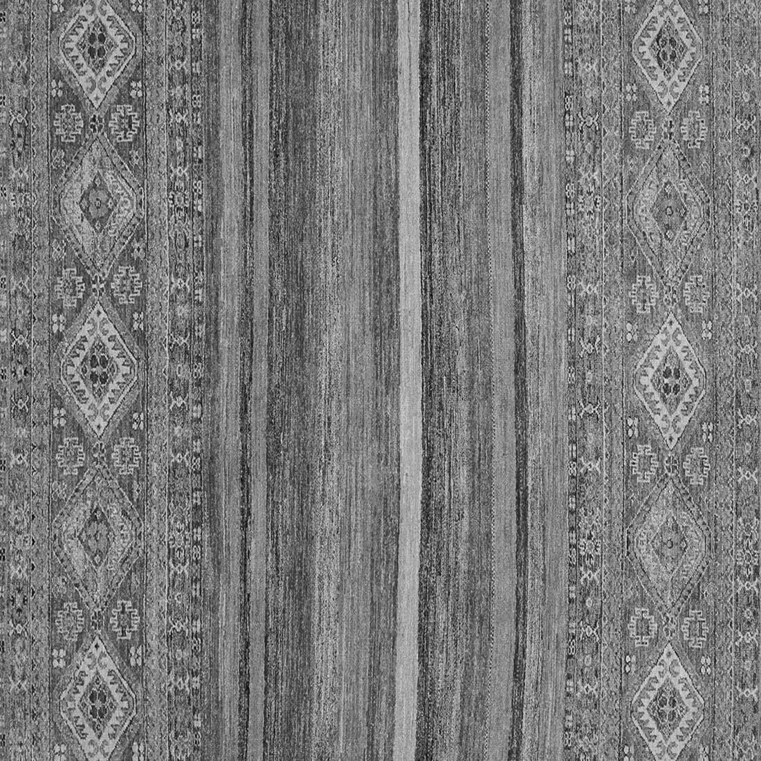 Ahgly Company Indoor Square Abstract Gray Modern Area Rugs, 5' Square ...