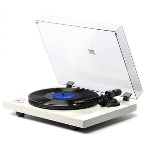 White Record Player Table