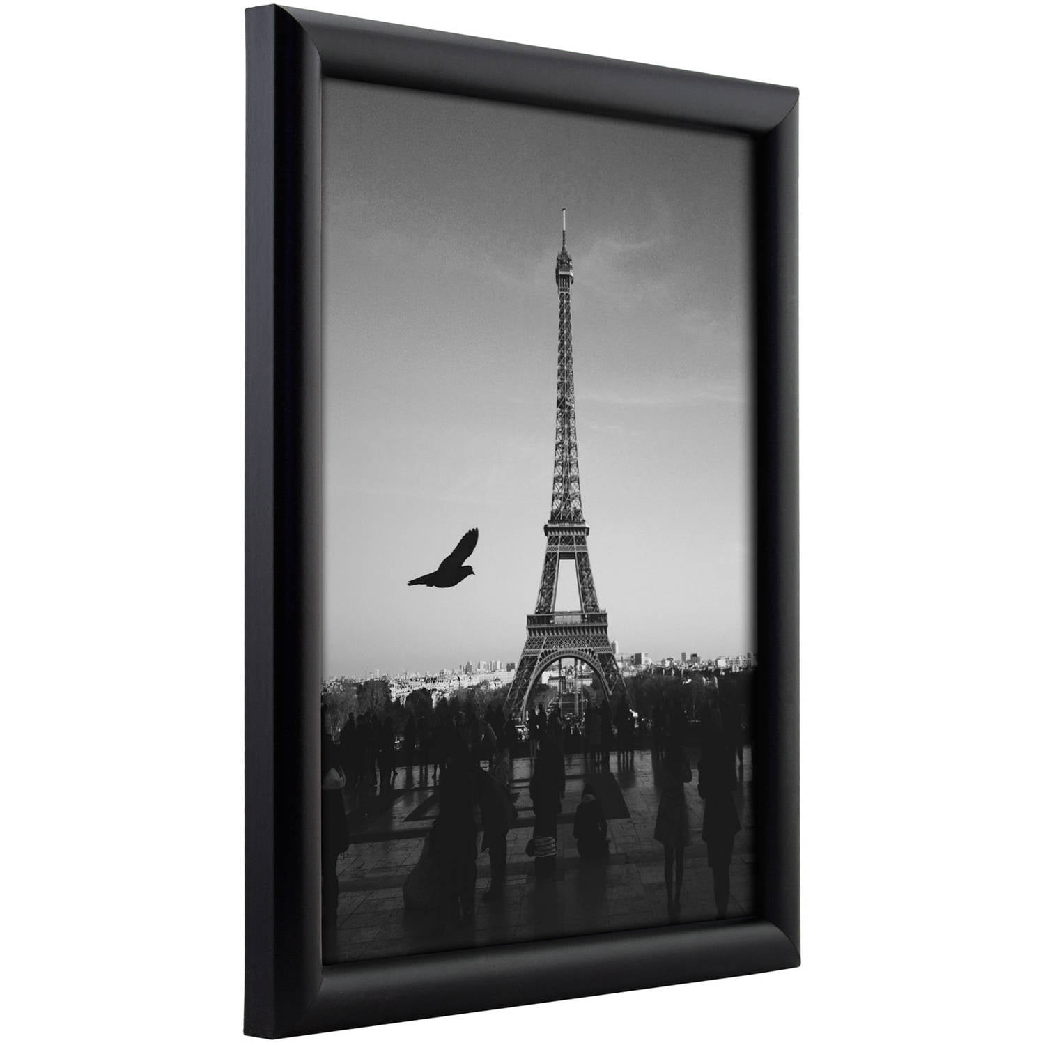 Craig Frames Bullnose Contemporary Black Composite Picture Frame ...
