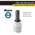 Titan Tools 15608 8 mm 3/8" Drive Hex Bit Socket - Walmart.com
