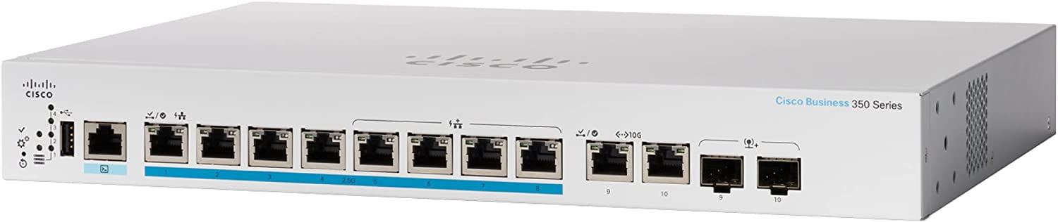 Cisco Business 350 Series CBS350-8MP-2X - Switch - L3 - Managed - 8 x ...