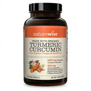 NatureWise Turmeric Curcumin Supplement Capsules, 2250mg, 180 Ct ...
