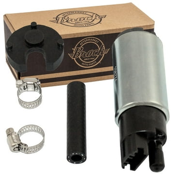 Brock Replacement Universal 12 Volt Electric Fuel Pump w/ Installation ...