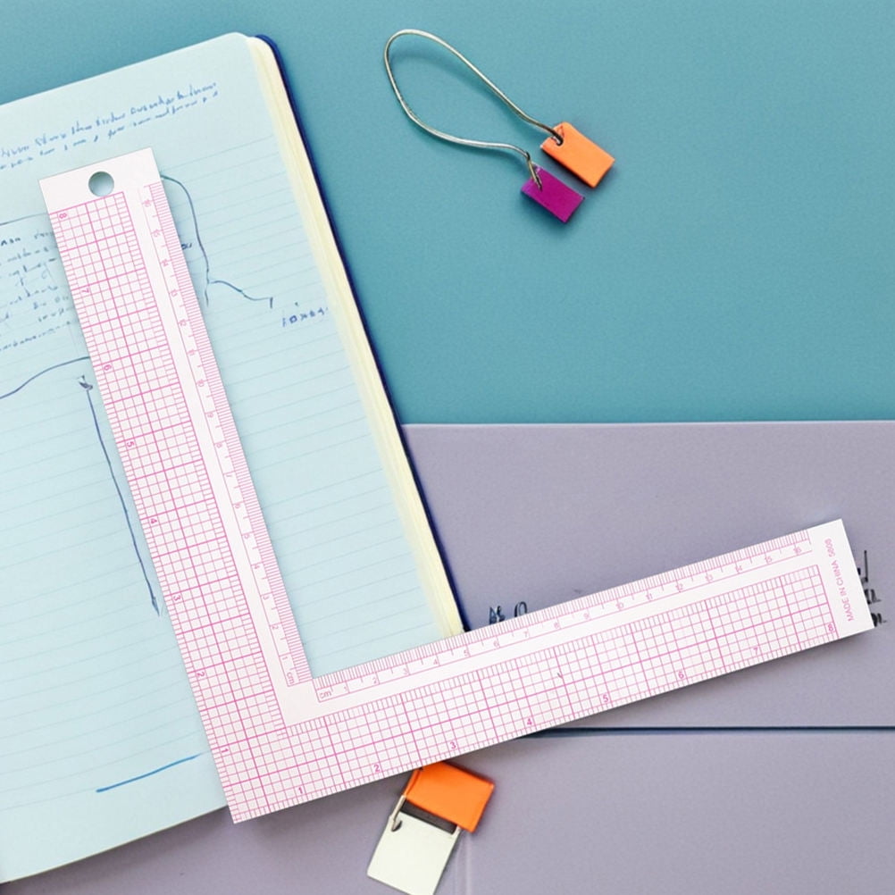 Click here for Brightfufu 3 Pcs L Shaped Ruler For Tailors In Pin... prices