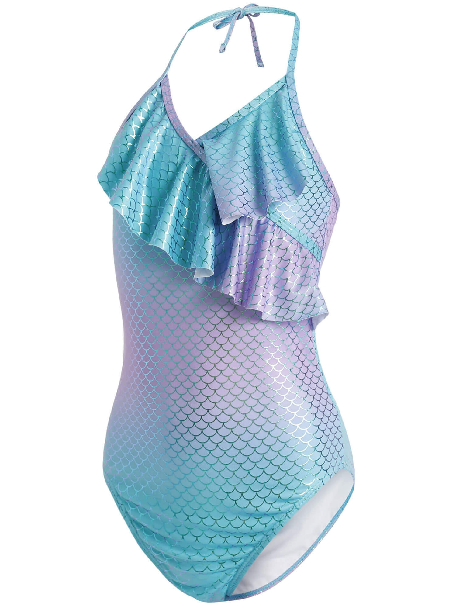 As Rose Rich Girls Swimsuit Ruffle One Piece Bathing Suits UPF50+, 14 ...