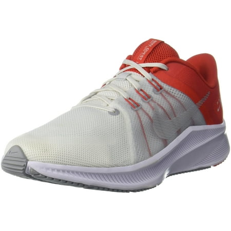 Nike Men's Quest 4 White/Wolf Grey-Chile RED-Pure Platinum Platform ...