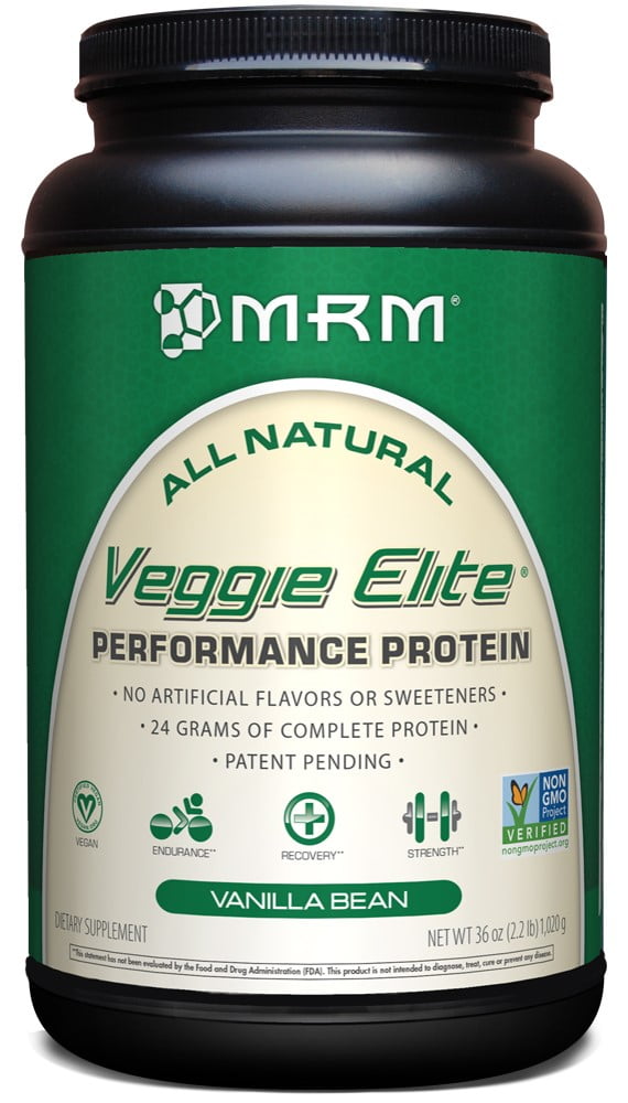 MRM Veggie Elite Performance Protein Vanilla Bean -- 2.2 lbs - Walmart.com