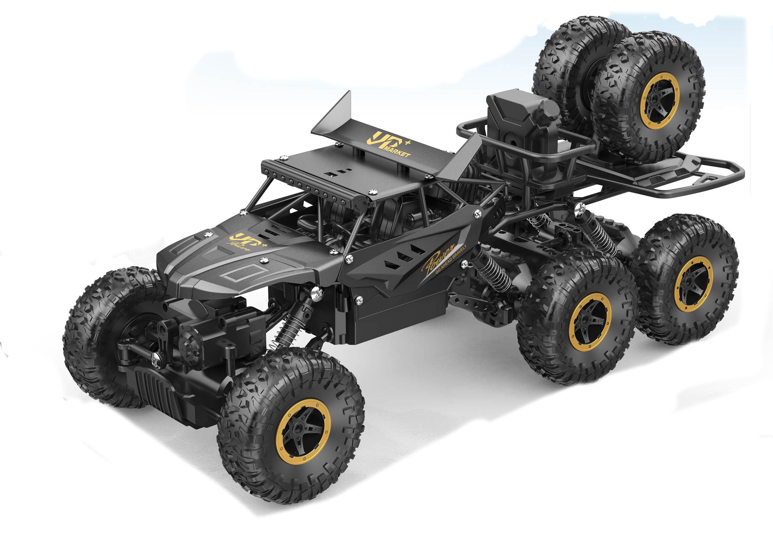 RC Cars 1:10 Scale Remote Control Car for Adults Kids, 6WD High Speed ...