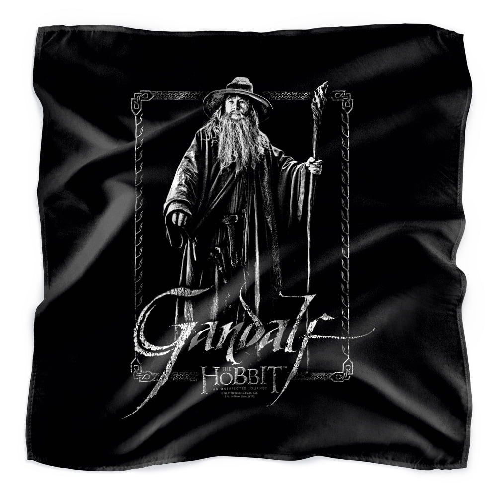 The Hobbit Gandalf Stare Bandana (21 in x 21 in) - Walmart.com