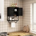 Farmhouse Rustic Medicine Cabinet with Two Barn Doors, Wood Wall ...
